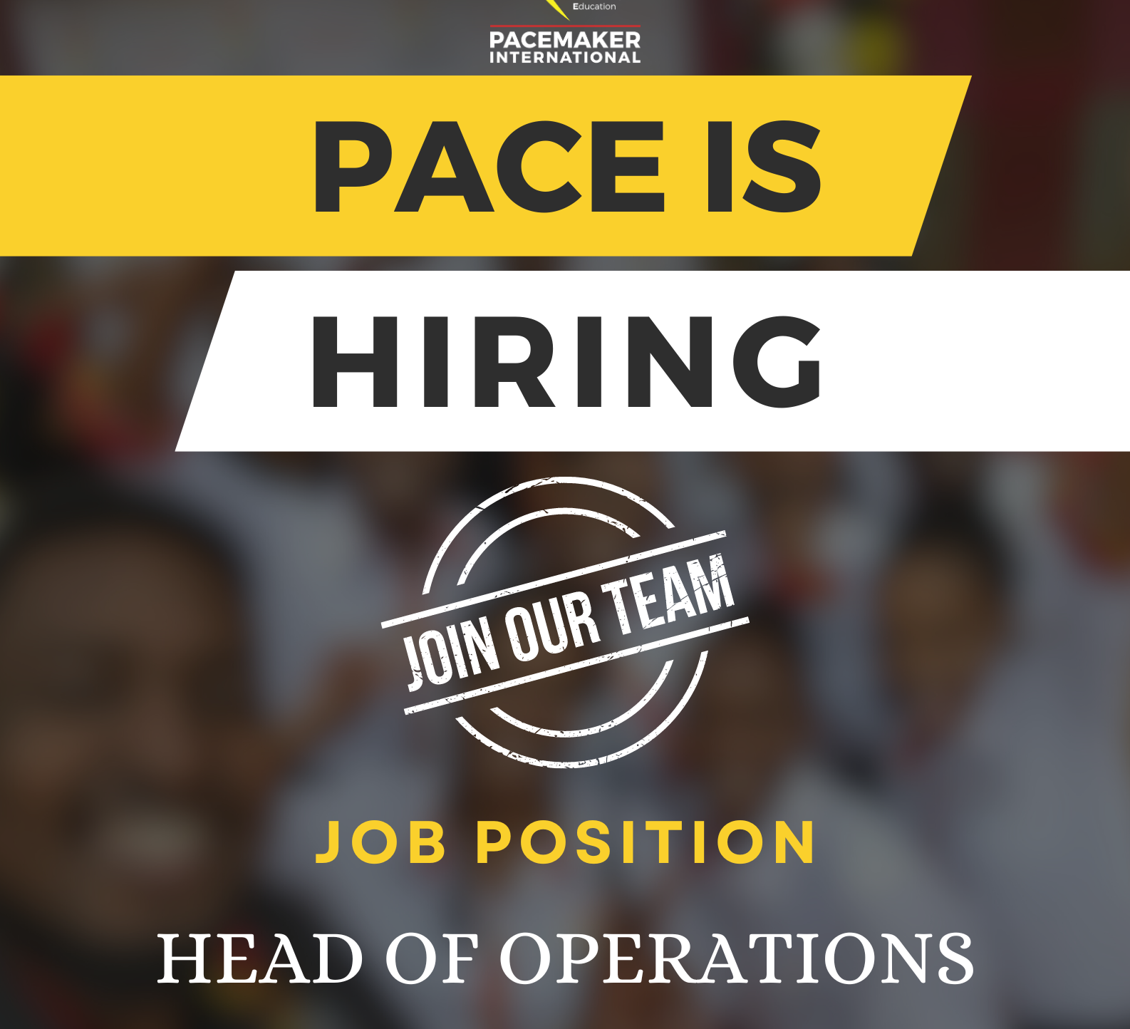 Career Opportunities - PACEmaker International